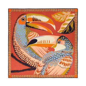 Inou&iuml; Editions Femme, Accessoires, Multicolore, Taille: ONE Size Carr&eacute; 130 Toucan