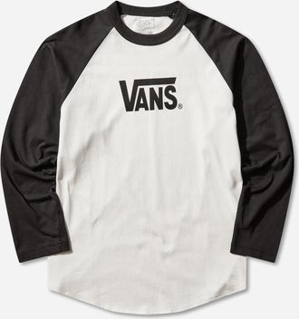 Vans Men s Core Raglan Longsleeve T-Shirt Black