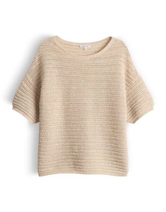 OPUS Strickpullover Pinse breath aus Grobstrick mit dezenter Struktur Lochstrickmuster, Casual - ideal f&uuml;r Alltag und moderne Looks