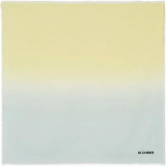 Jil Sander écharpe à effet dégradé - Jaune