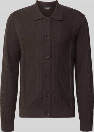 Cinque Strickjacke mit Strukturmuster Modell YARO