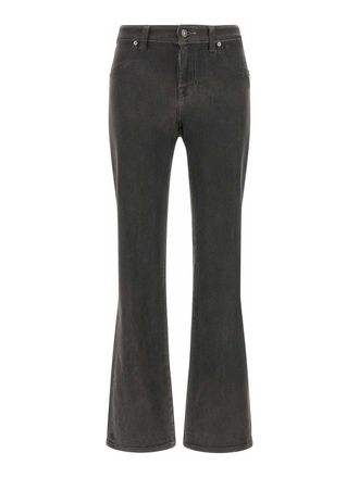 7 For All Mankind Straight Leg Jeans - Grau