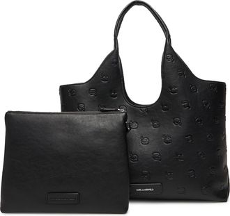 Karl Lagerfeld Handtasche KARL LAGERFELD A3W30302 Schwarz