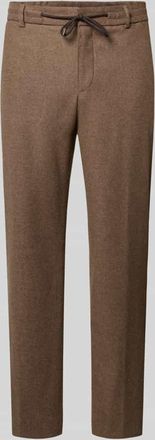 HUGO BOSS Regular Waist Business-Hose aus Wollmix