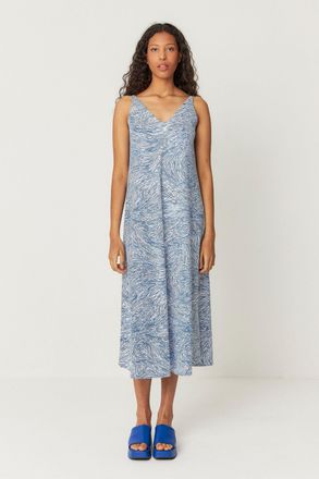 SKFK Damen vegan Kleid Martina Hellblau