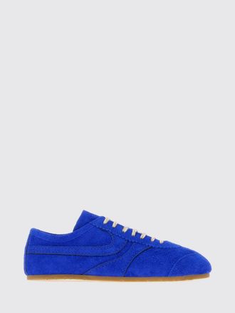 Dries Van Noten Low-Top-Sneakers aus Kalbsveloursleder mit runder Kappe
