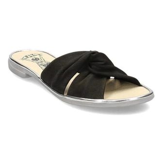 FLY London Geflochtener Knoten Wildleder-Slider - - Shoes - Damen - Schwarzk - 38 EU