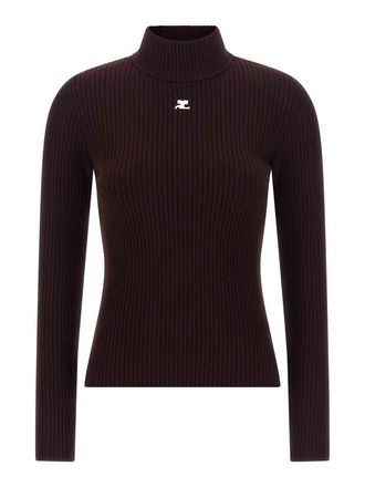 Courr&egrave;ges Pull Col Rond - Reedition