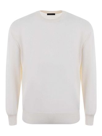 Fay Pull Col Rond - Crème