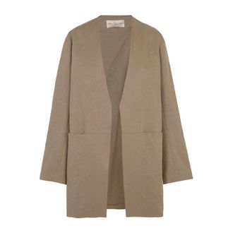Cortana Mas- Leinen Nerzjacke- - - Jackets - Damen - Braun - L
