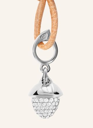 Tamara Comolli Tamara Comolli Anh&auml;nger Pendant Mikado Flamenco Diamond Pav&eacute; Mit Diamant Pav&eacute; 18k Wei&szlig;gold silber