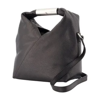 Maison Margiela Twisted Calfskin Shoulder Bag - Black