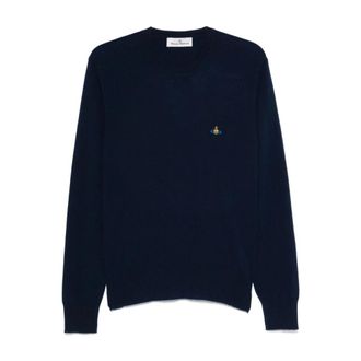 Vivienne Westwood Alex Rundhals-Pullover - - Knitwear - Herren - Blau - M