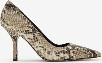 Burberry Escarpins hauts Dame en cuir &agrave; imprim&eacute; python, Size: 36