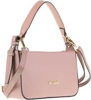 Pierre Cardin Sac à bandoulière pour femme en cuir véritable Made in Italy 23x13x7 cm 1993, Mauve, Taille unique