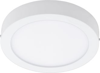 Eglo connect LED Deckenleuchte Fueva-C, Smart Home Deckenlampe, Material: Metallguss, Kunststoff, Farbe: Weiß, Ø: 30 cm, dimmbar, Weißtöne und Farben einst