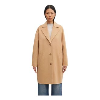 Maison Kitsun&eacute; Doubleface Mantel - - Coats - Damen - Braun - S