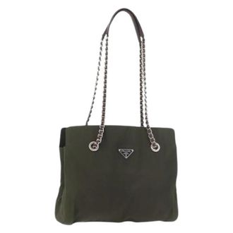 Prada Pre-owned Vintage Tote Bag - - Pre-owned - Damen - Gr&uuml;n - ONE SIZE