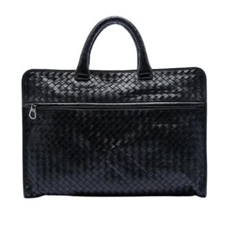 Bottega Veneta Pre-owned Gewebte Leder Business Tasche - - Pre-owned - Damen - Schwarzk - ONE SIZE