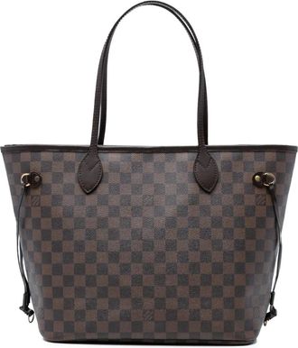Louis Vuitton sac à main Damier Ebène Neverfull MM pre-owned (2008) - Marron
