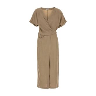 Brunello Cucinelli Damen, Kleider, Beige, LGr&ouml;&szlig;e