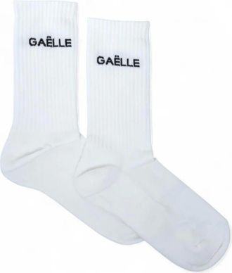 Ga&euml;lle Paris unisex, Sous-v&ecirc;tements, Blanc, Taille: ONE Size Calza in spugna logo