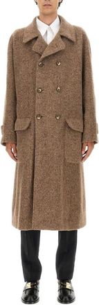 Dolce & Gabbana Homme, Manteaux, Brun, Taille: L Manteaux Crois&eacute;s