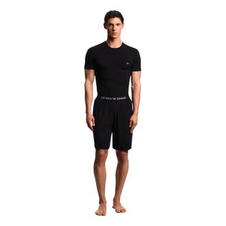 Emporio Armani Homme, V&ecirc;tements de nuit et de d&eacute;tente, Noir, Taille: L Soft Modal Pyjama Set