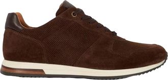 Dune London Trilogy Sneaker f&uuml;r Herren, Wildleder (Braun)