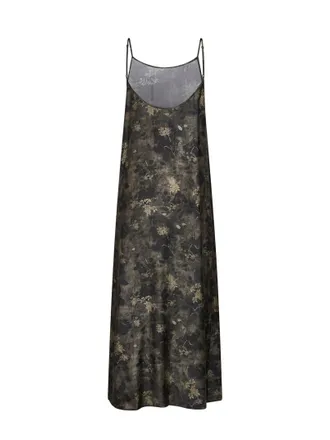 Uma Wang Womens Slip Dress Anaya Green Viscose