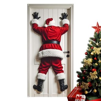 Generic Weihnachtsmann T&uuml;rbanner - Extra Gro&szlig; 180x90 cm T&uuml;rdecke F&uuml;r Innen & Au&szlig;en | Festlicher Hintergrund F&uuml;r, Wohnzimmer & Fotobox | Winterdekoration