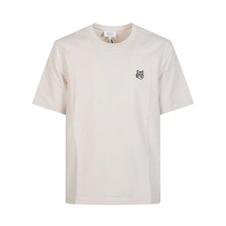 Maison Kitsun&eacute; Homme, Tops, Beige, Taille: XL Maison Kitsune T-shirts et polos