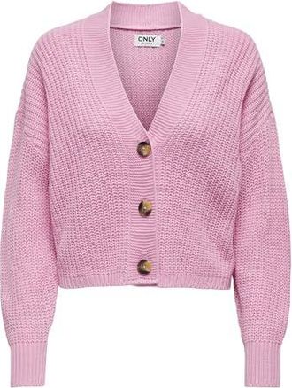 Only Gilets Cardigans Carol Prism Pink M