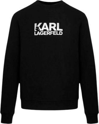 Karl Lagerfeld Homme, Sweatshirts et sweats &agrave; capuche, Noir, Taille: XL Sweat Crewneck