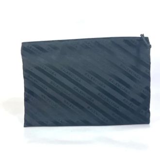 Balenciaga Pre-owned Tissu pochettes-minaudieres - Homme - Pre-owned - Noir - Taille: ONE Size