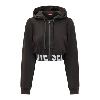 Diesel Damen, Sweatshirts & Hoodies, Braun, SGr&ouml;&szlig;e