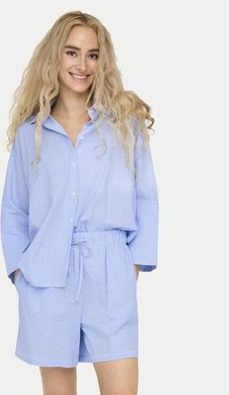 Only Hemd Augusta 15347661 Blau Loose Fit