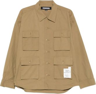 Neighborhood Klassisches Hemd - Braun