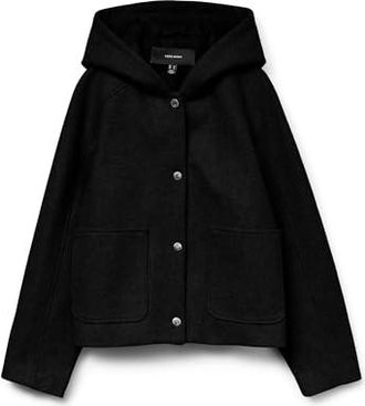 Vero Moda Vero Moda Vmfortunerome GA Boo Veste Courte pour Femme Noir Taille XL, Noir, x_l