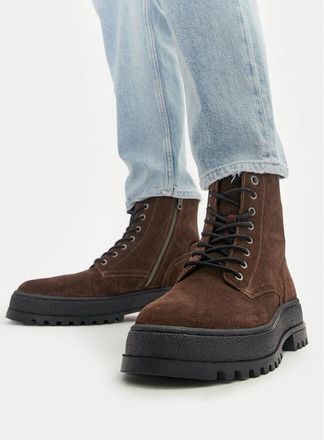 Pepe Jeans London Schn&uuml;rstiefeletten PMS50249 Braun