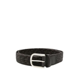 Canali Homme, Accessoires, Brun, Taille: 95 CM Ceinture en cuir