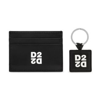 Dsquared2 Geschenkbox - Kreditkartenetui und Schl&uuml;sselanh&auml;nger - - Accessories - Herren - Schwarzk - ONE SIZE