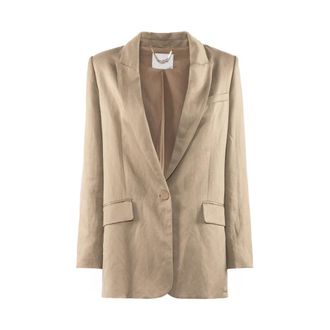 Nenette Giacca monopetto - - Jackets - Damen - Beige - L