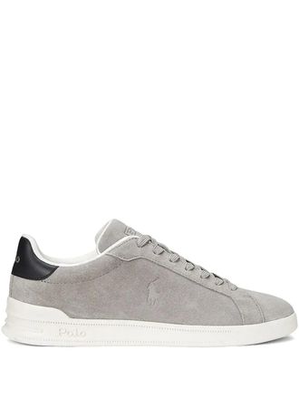 Polo Ralph Lauren baskets textur&eacute;es - Gris