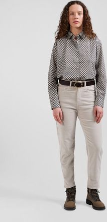 Eden Park Chemise En Coton Ivoire Microimprim&eacute; Graphique Coupe Regular