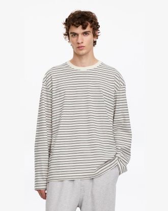 Arket Lockeres Langarmshirt -Schwarz