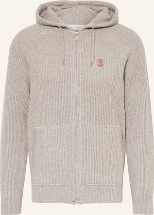 Brunello Cucinelli Brunello Cucinelli Strickjacke Aus Cashmere grau