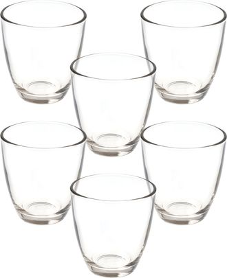 Tognana Set mit 6 Gl&auml;sern 250 cc Tokyo, Glas, Transparent