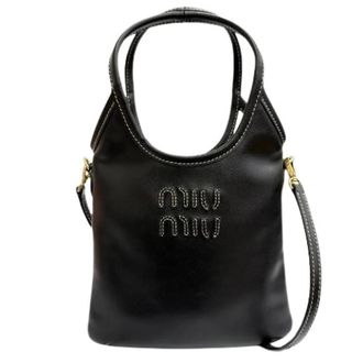 Miu Miu Pre-owned Ivy Leather 2way Shoulder Bag - Femme - Pre-owned - Noir - Taille: ONE Size