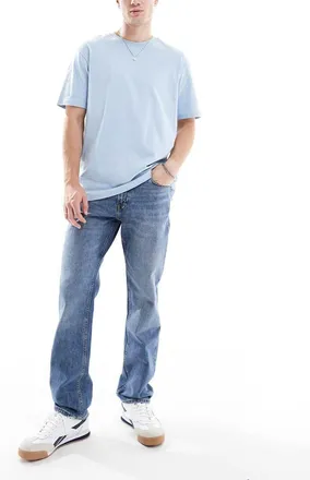 Jack & Jones Clark - Jean droit - Bleu moyen